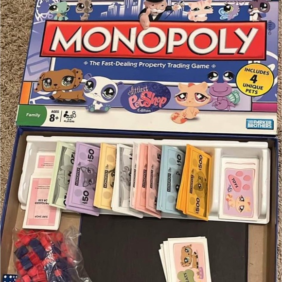 Hasbro | Toys | Hasbro Littlest Pet Shop Monopoly Game | Poshmark